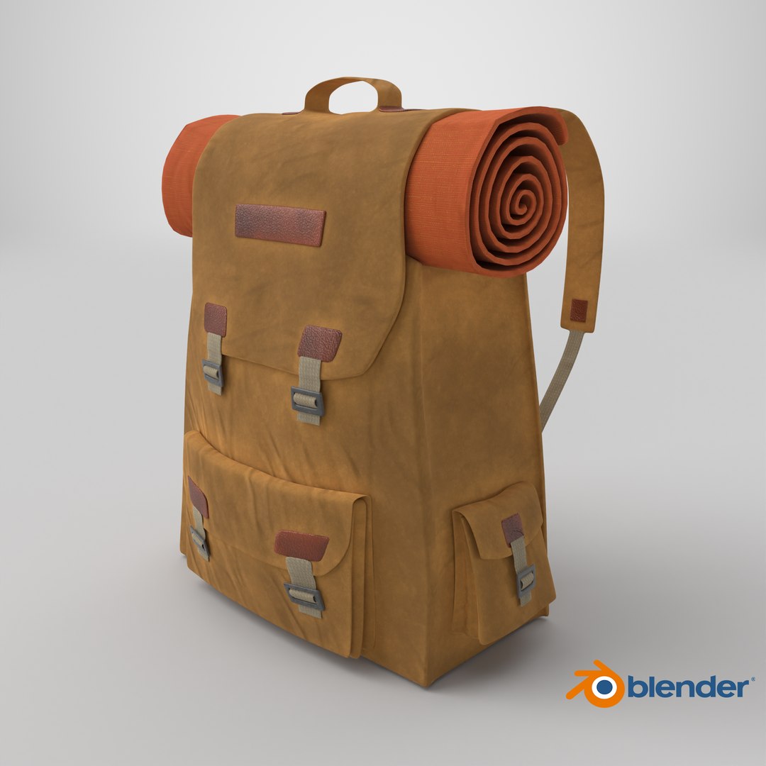 3D Camping Backpack Model - TurboSquid 2120634