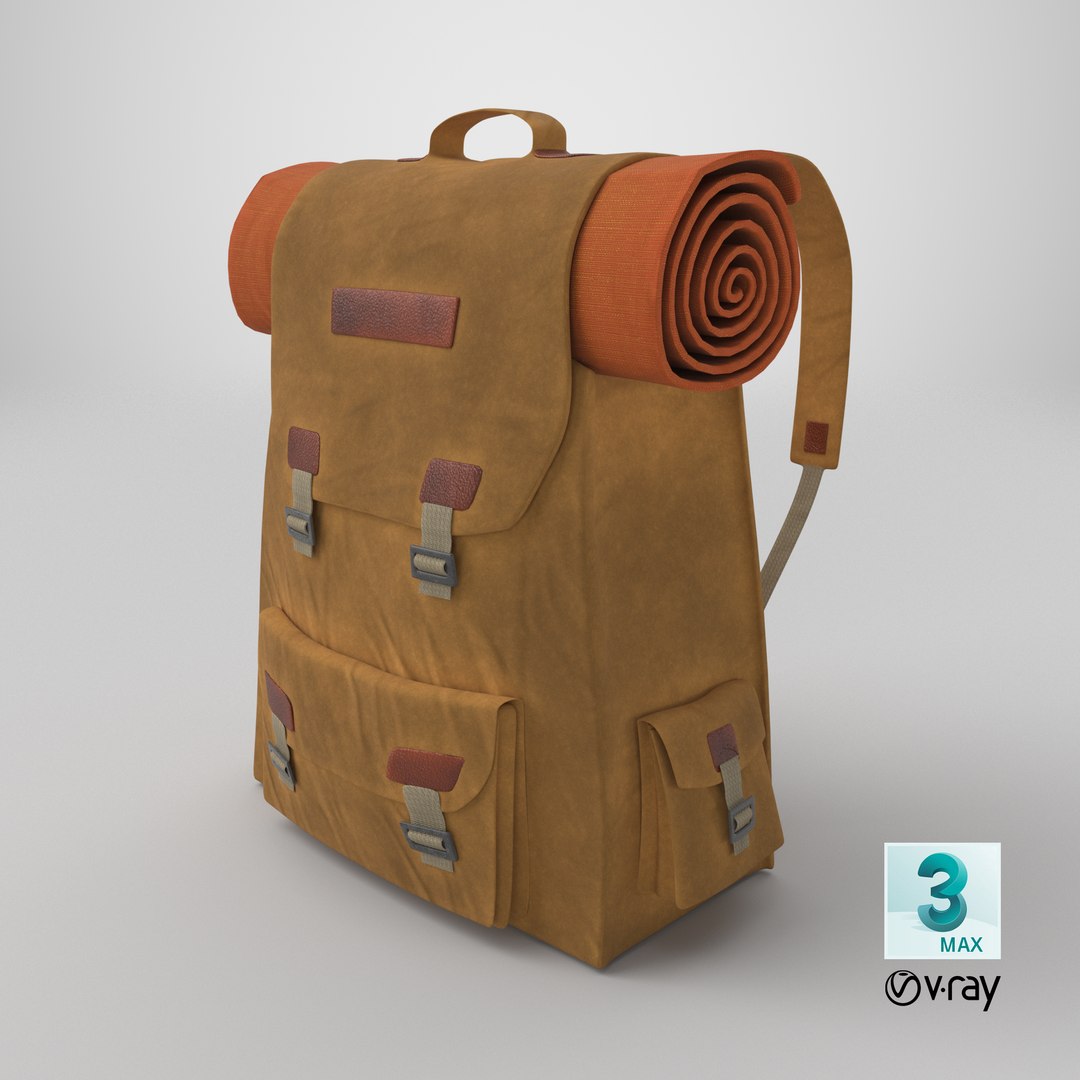 3D Camping Backpack Model - TurboSquid 2120634
