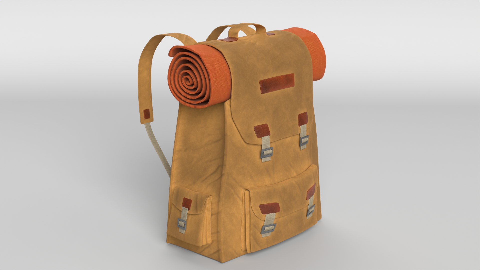 3D Camping Backpack Model - TurboSquid 2120634