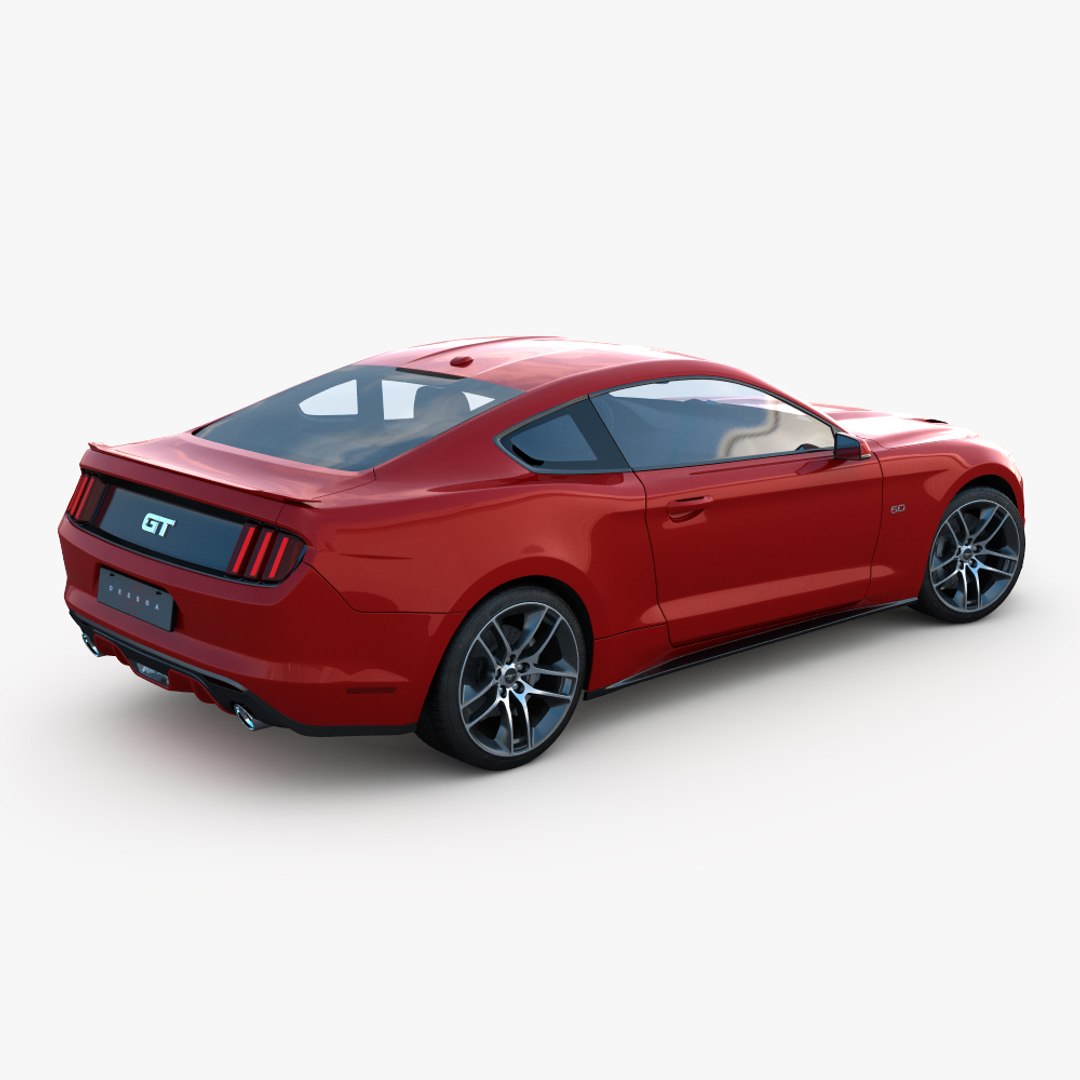 Mustang 2015 3d Model