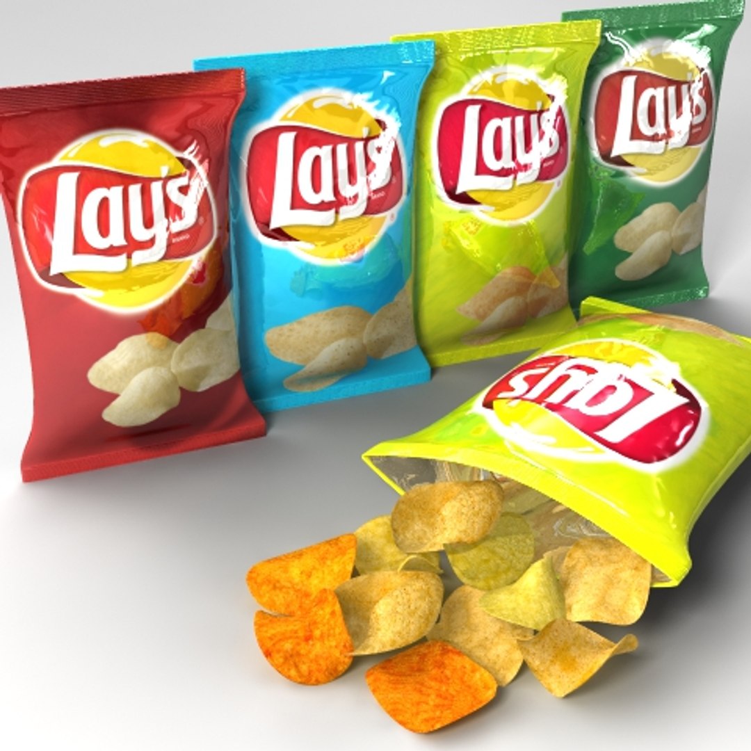 3d Dxf Lays Chips