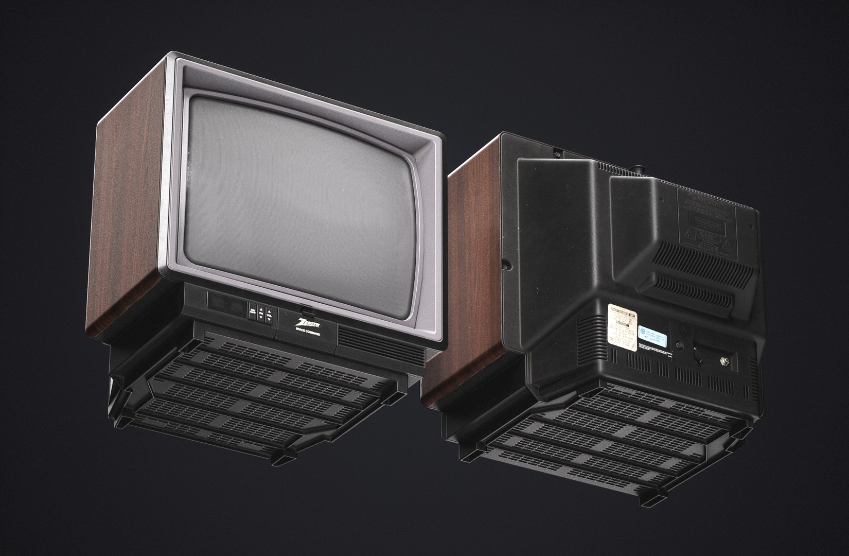Vintage CRT TV 3D Model - TurboSquid 2334936