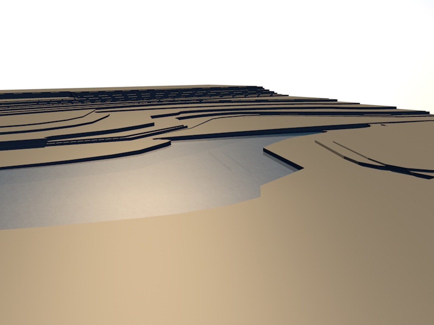 Topographical Landscape 3d 3ds