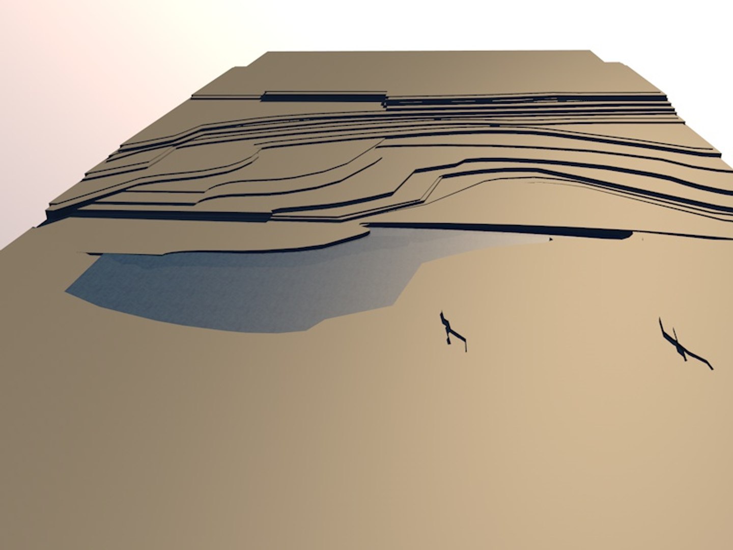 Topographical Landscape 3d 3ds