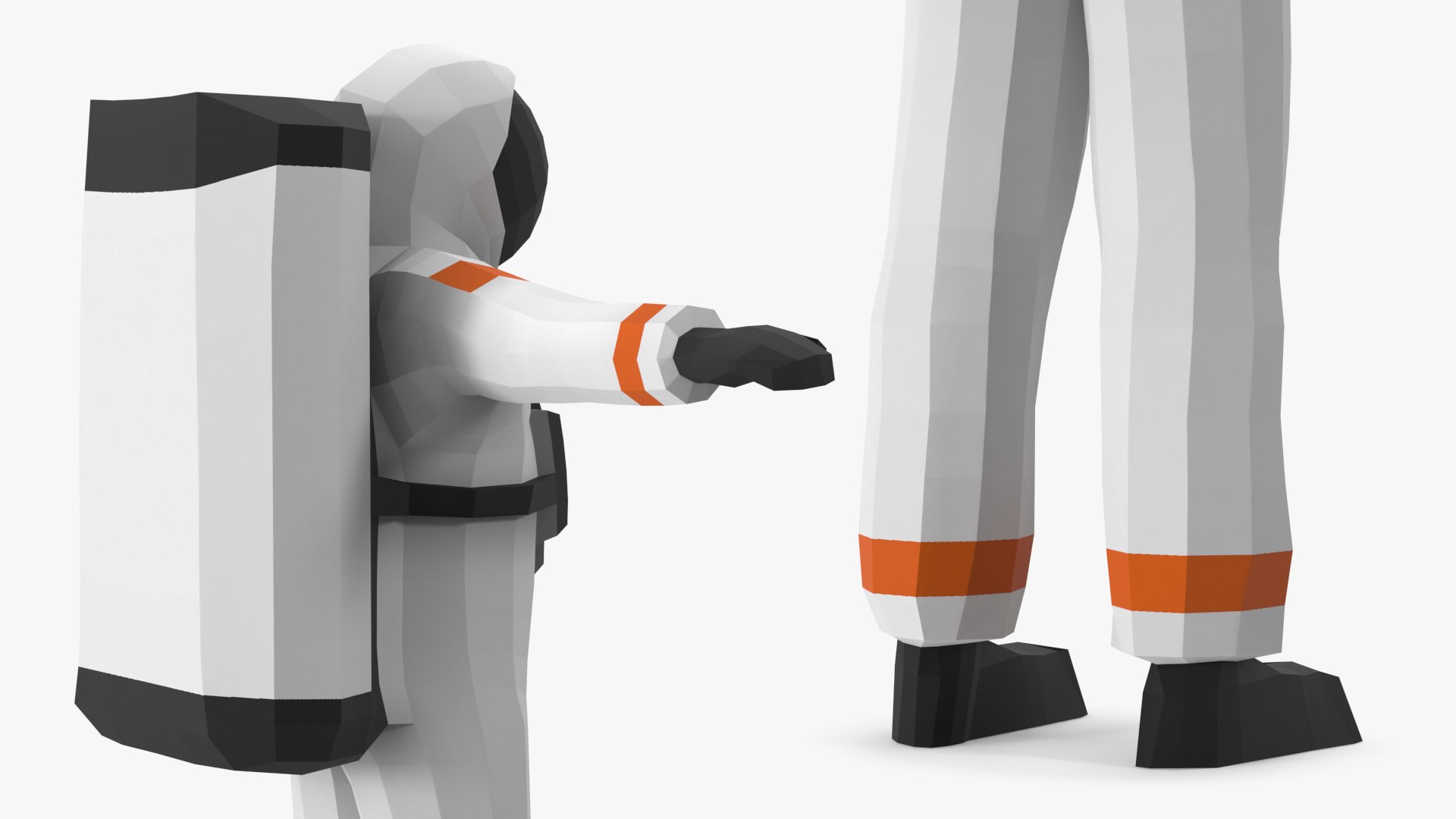 3D Low Poly Astronaut Model - TurboSquid 2180547