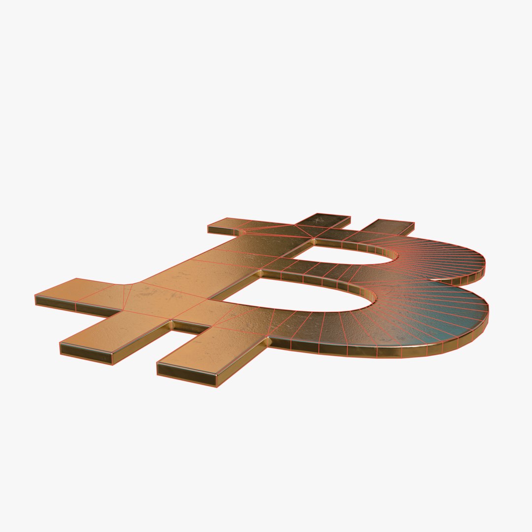 Free Bitcoin Golden Logo 3D Model - TurboSquid 2084034