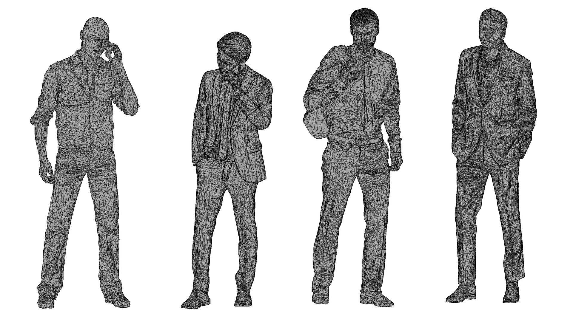 3D People - Adult Standing Still - Man Model - TurboSquid 1772081