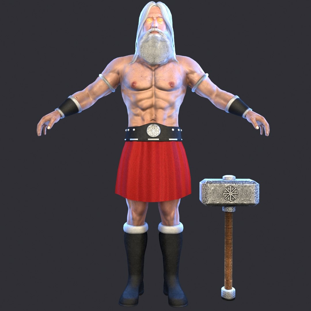 3D Model Slavic God Svarog - TurboSquid 1422052