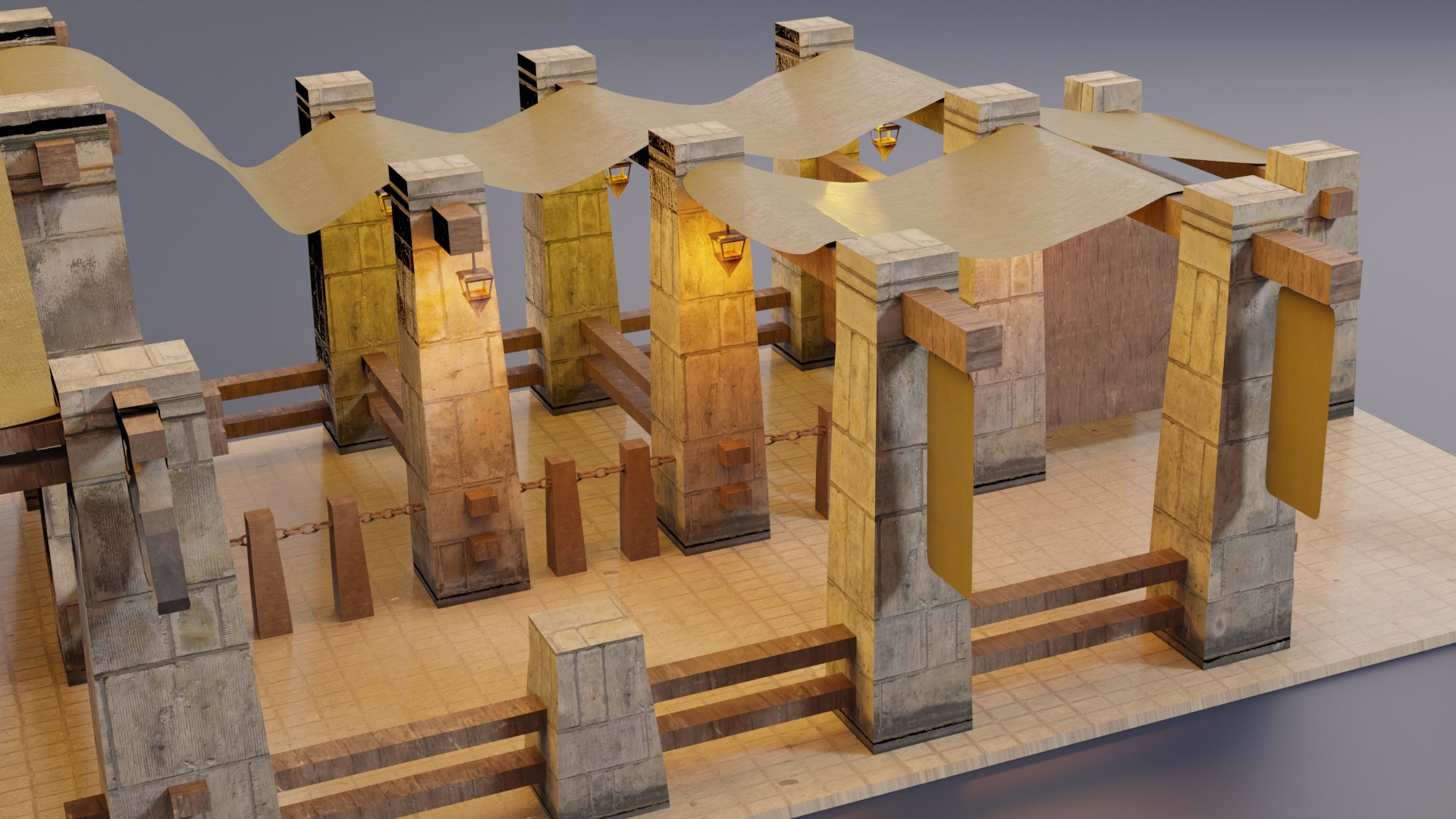 Low Poly Stable Model - TurboSquid 1932350