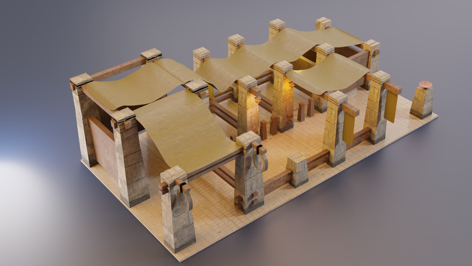 Low Poly Stable Model - TurboSquid 1932350