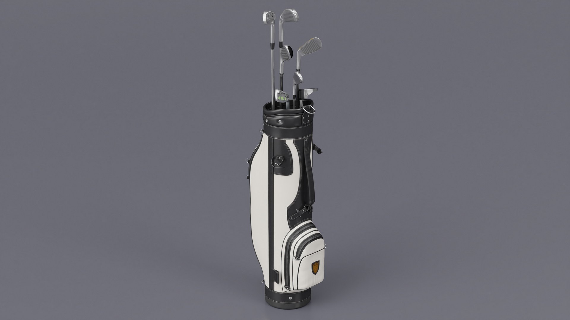 3D Golf Club Set With Bag - TurboSquid 2237006