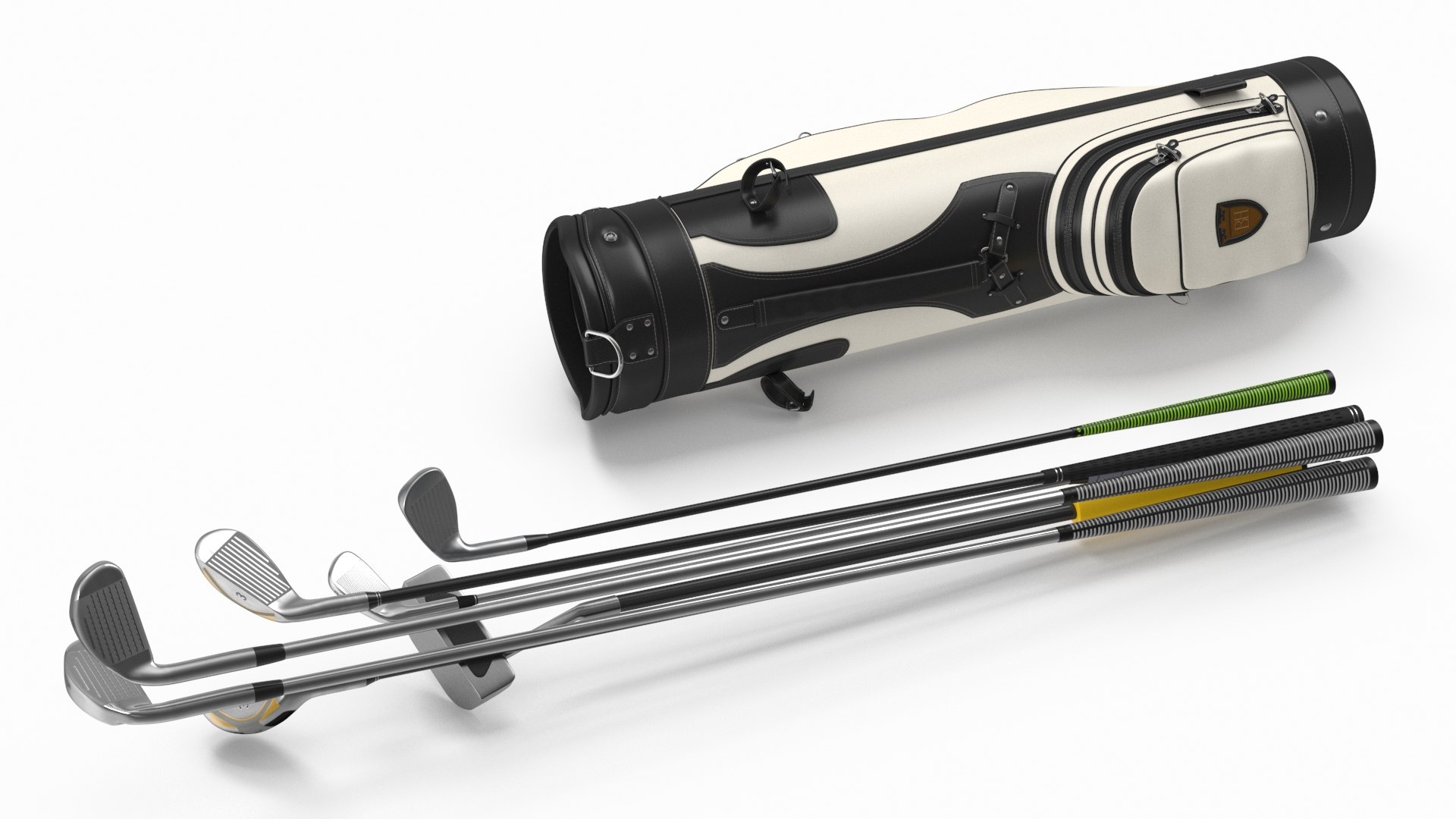 3D Golf Club Set With Bag - TurboSquid 2237006