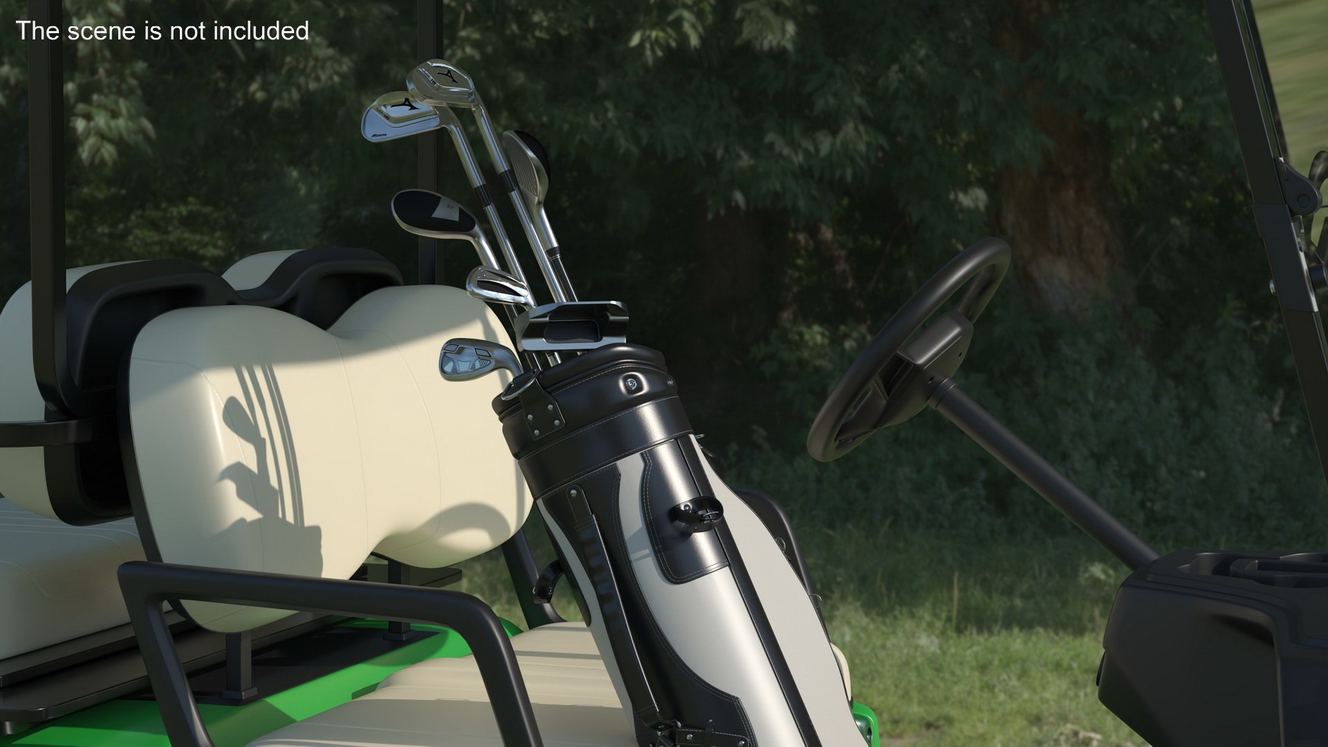 3D Golf Club Set With Bag - TurboSquid 2237006