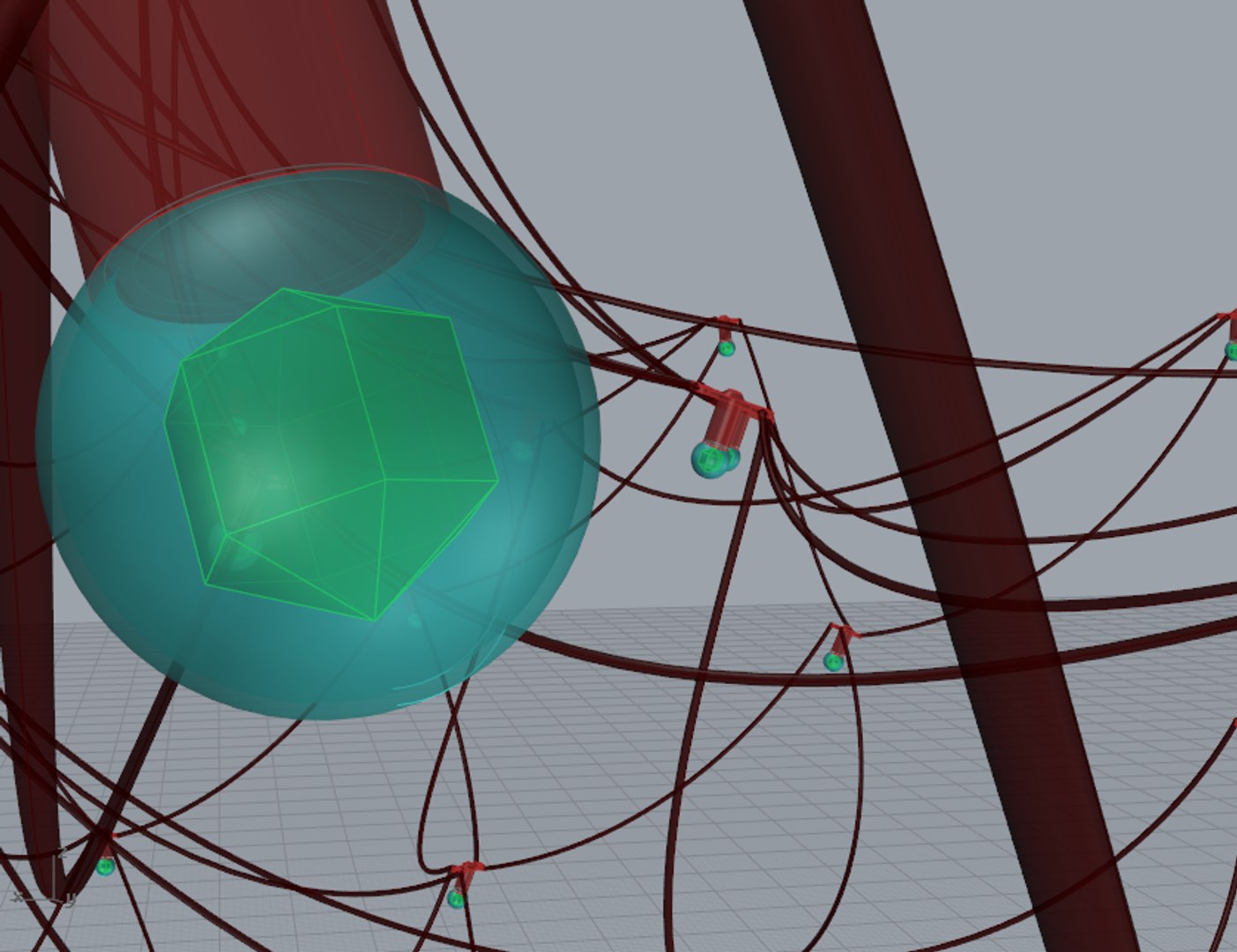 3d Baxter Q2 Hanging Lamp Model