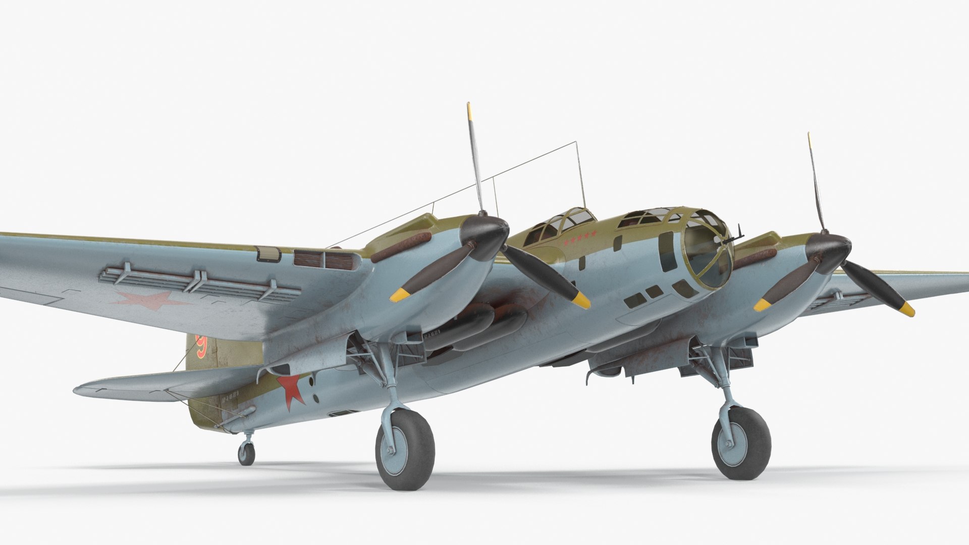 Ar-2 Dive Bomber 3D Model - TurboSquid 1704779