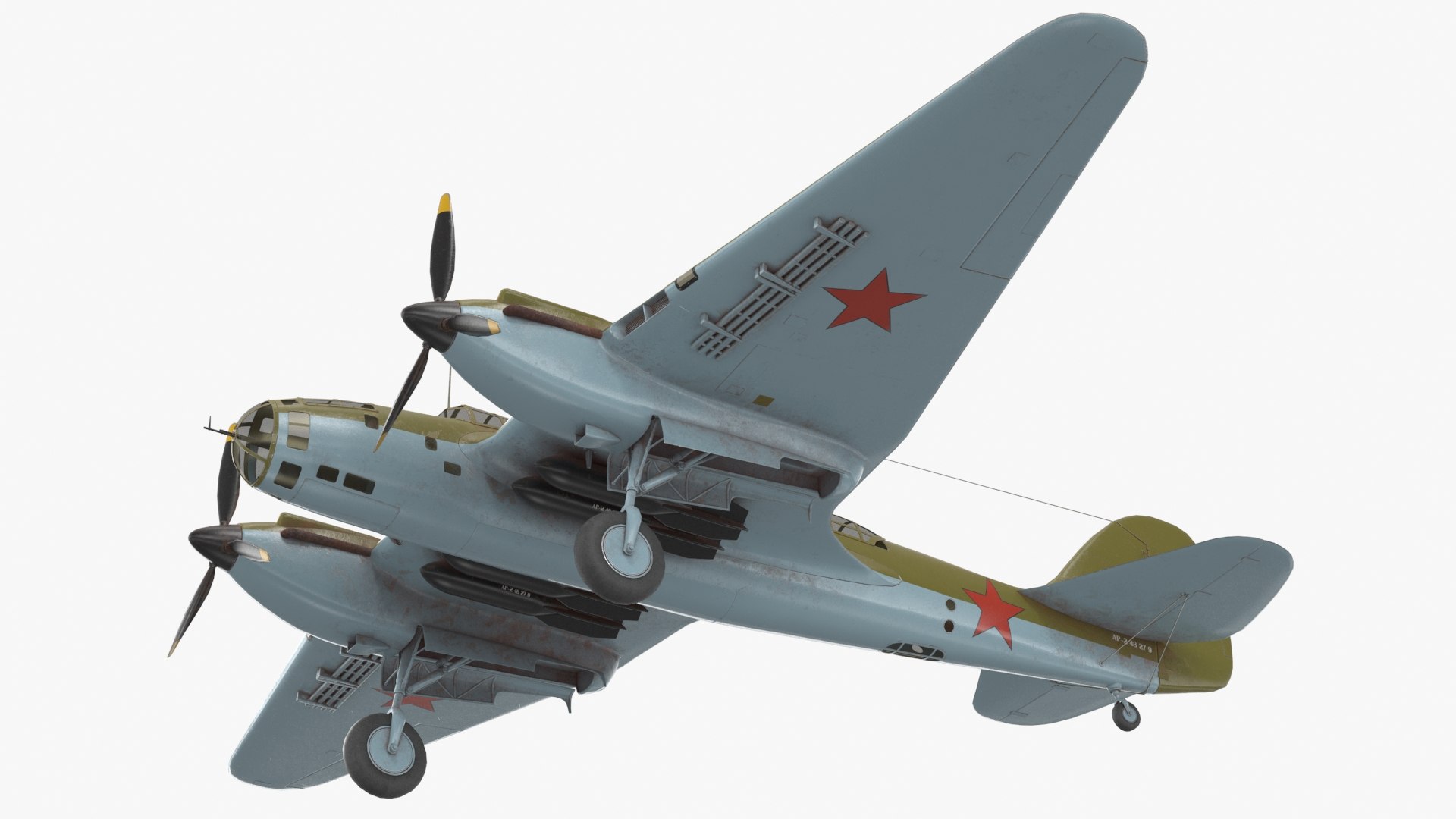 Ar-2 Dive Bomber 3D Model - TurboSquid 1704779