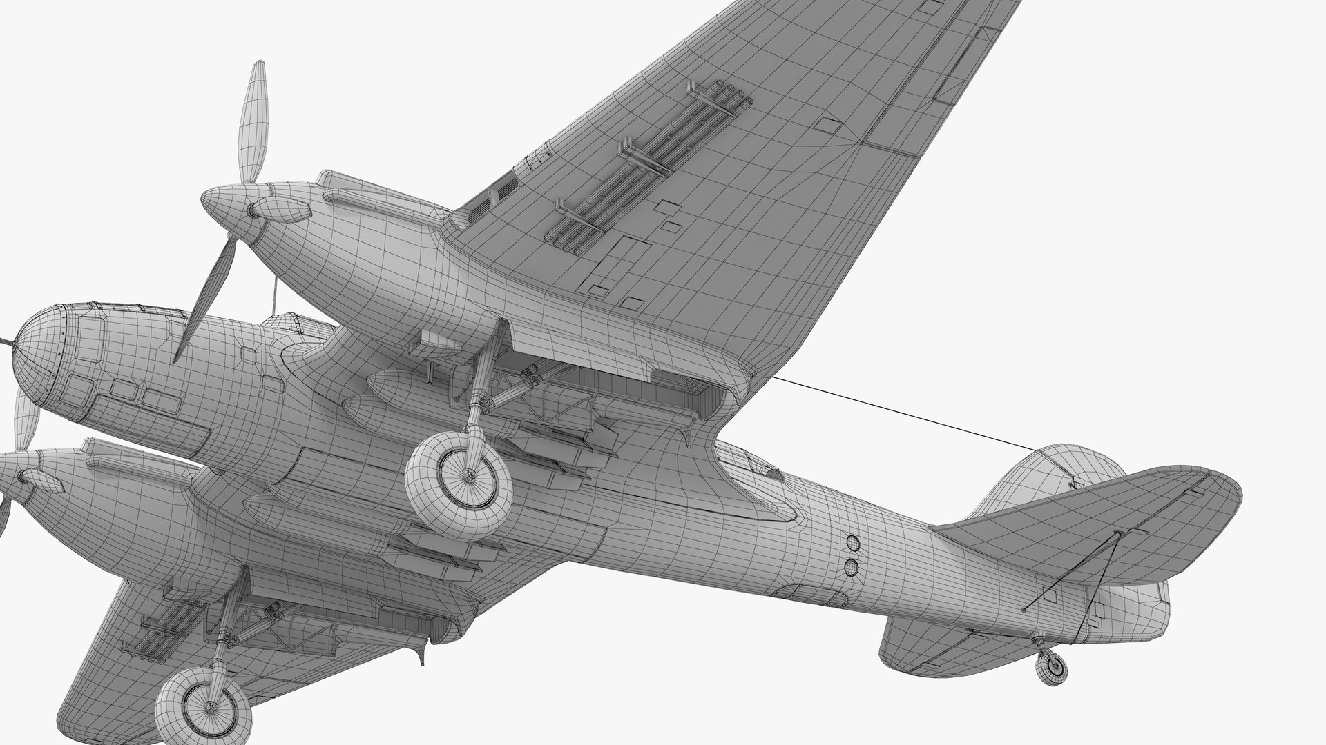 Ar-2 Dive Bomber 3D Model - TurboSquid 1704779