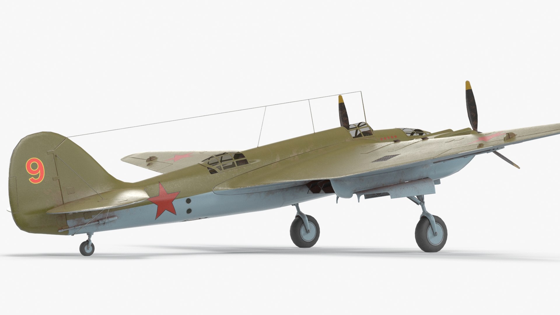 Ar-2 Dive Bomber 3D Model - TurboSquid 1704779