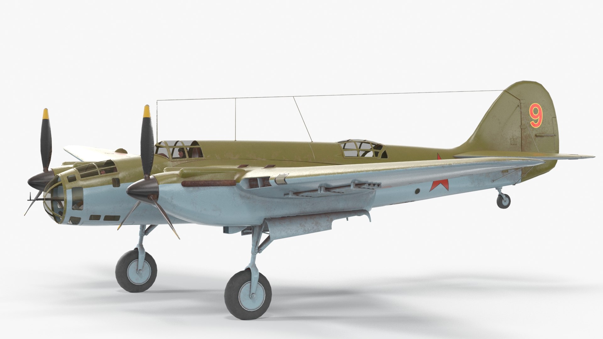 Ar-2 Dive Bomber 3D Model - TurboSquid 1704779