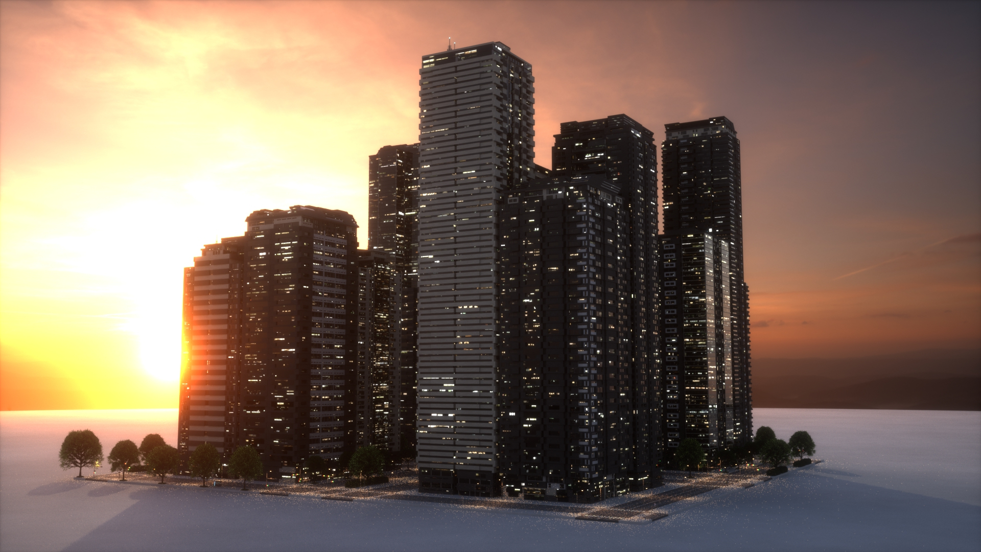 3D City Block Type A02 model - TurboSquid 2091246