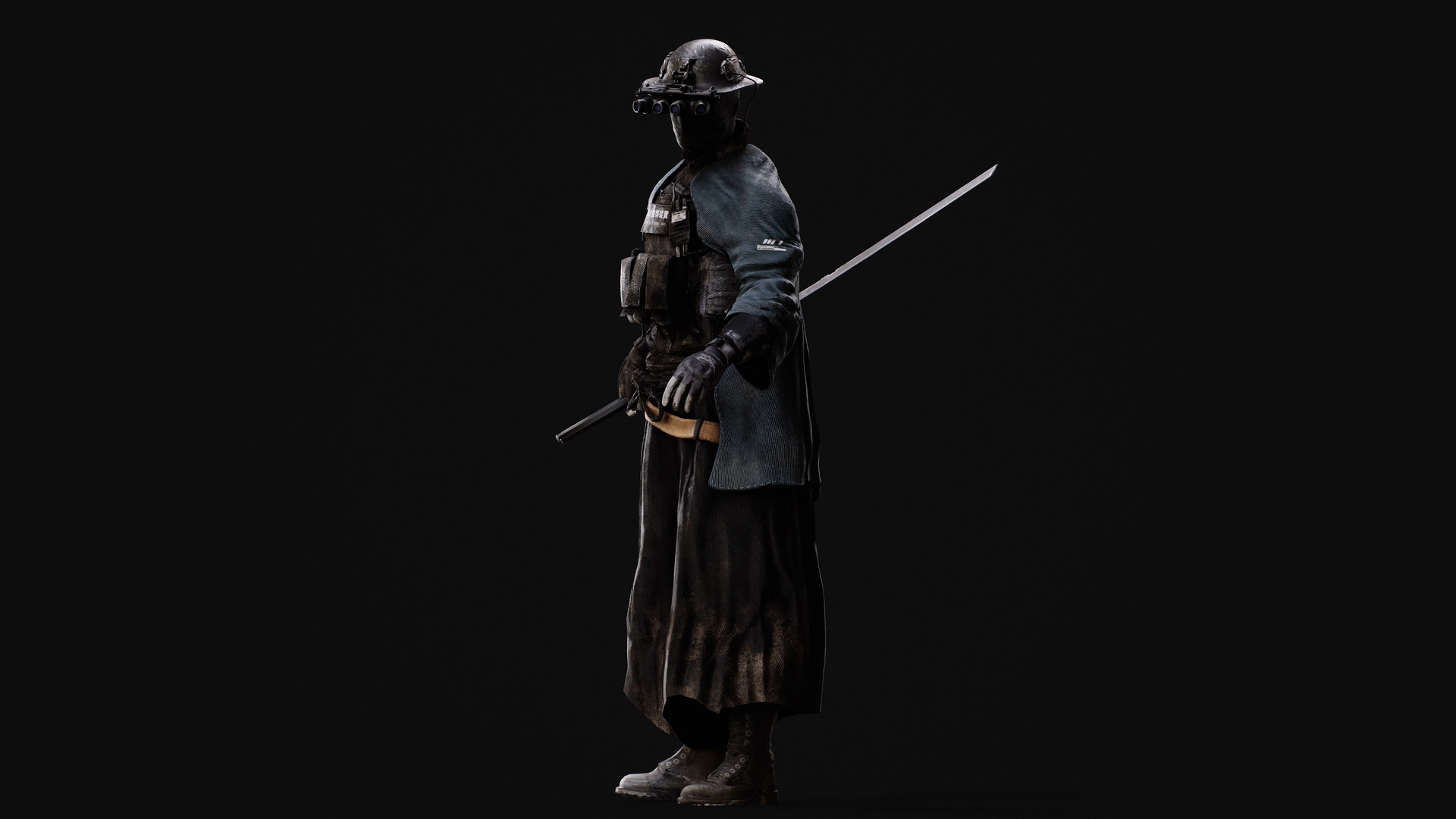 3D Model Sci Fi Samurai - TurboSquid 2381096
