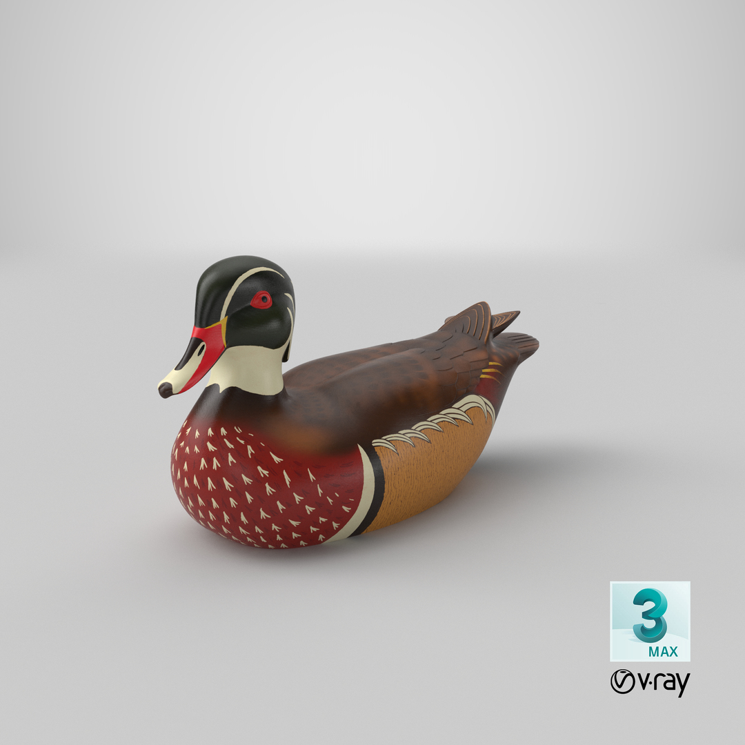 Duck decoy 02 3D model - TurboSquid 1339431