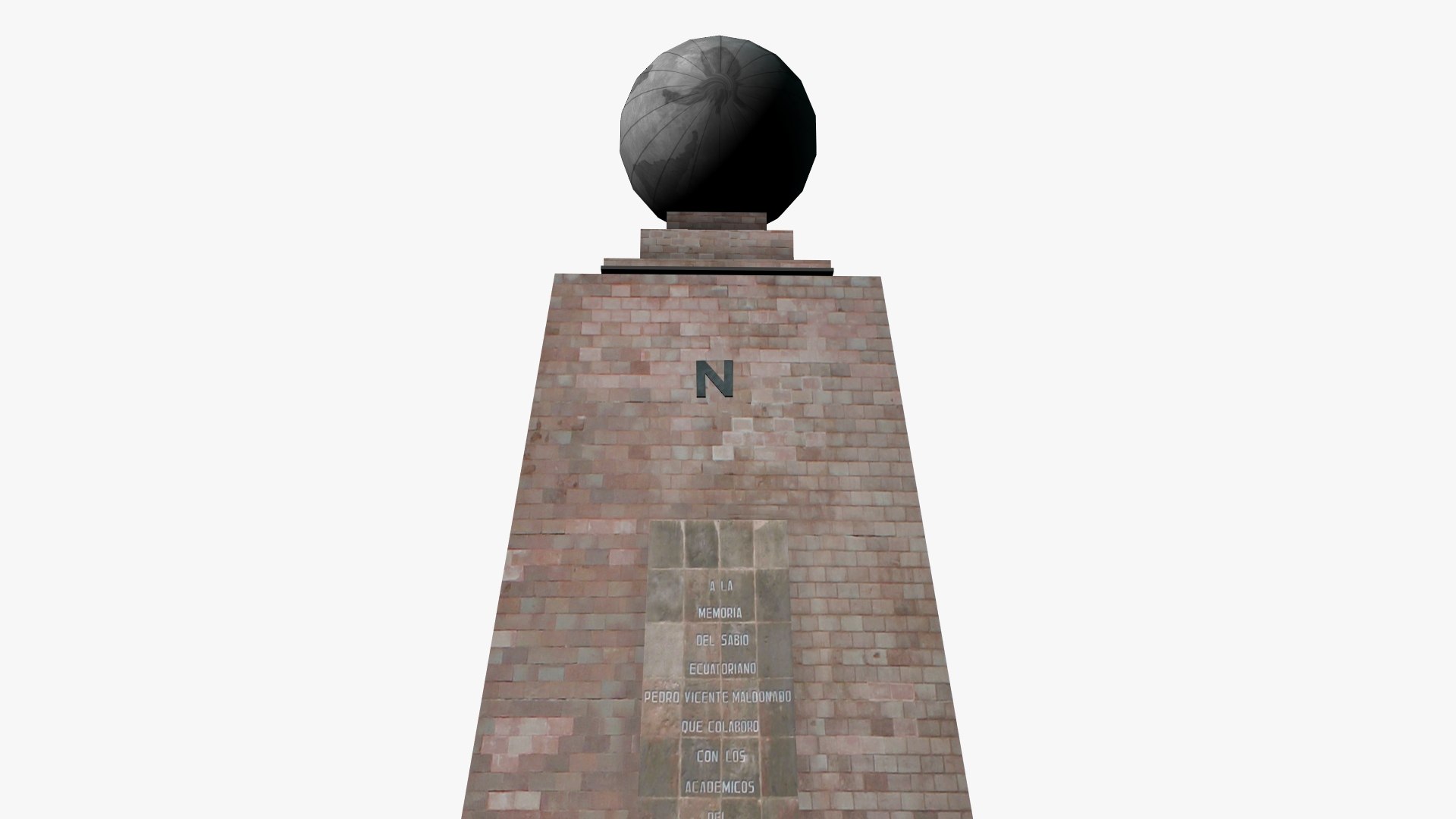 Mitad del Mundo Ecuador 3D model - TurboSquid 2152915