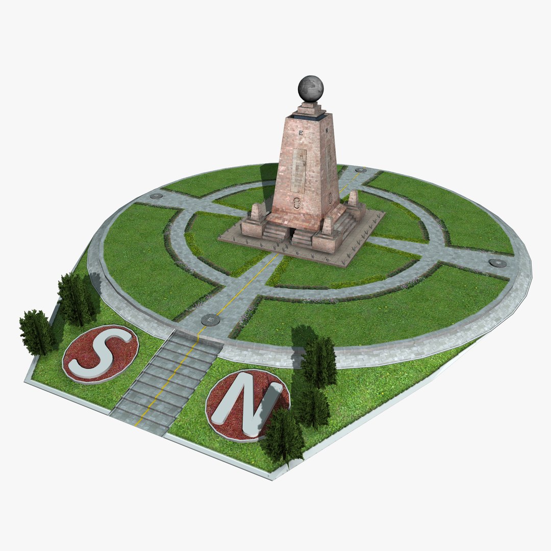 Mitad del Mundo Ecuador 3D model - TurboSquid 2152915