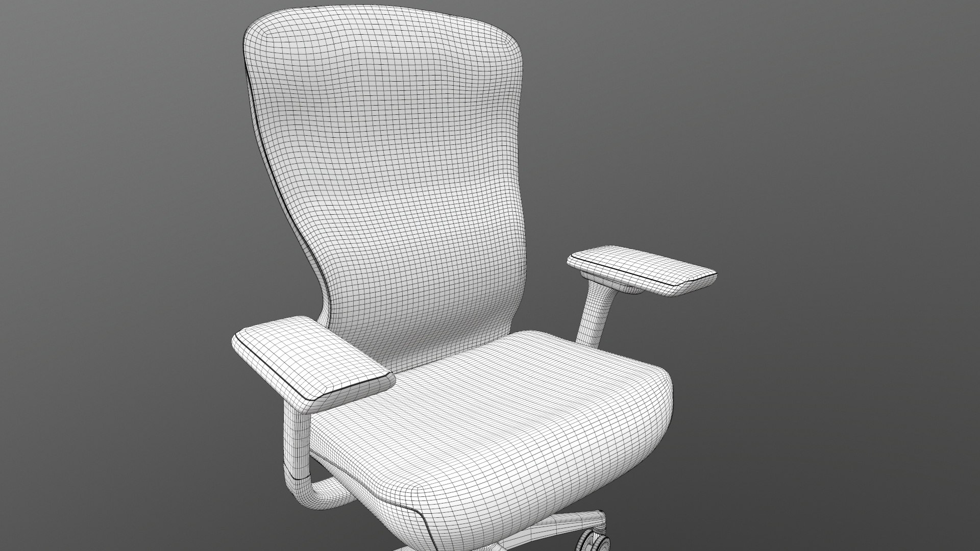 Motion High Back Chair 3D Model - TurboSquid 1966986