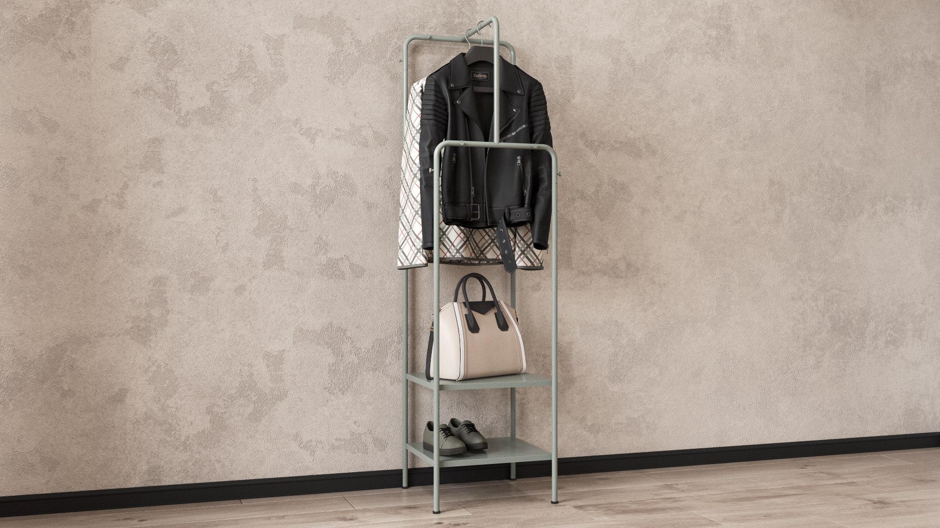 IKEA NIKKEBY Clothes Rack 3D Model - TurboSquid 2026067
