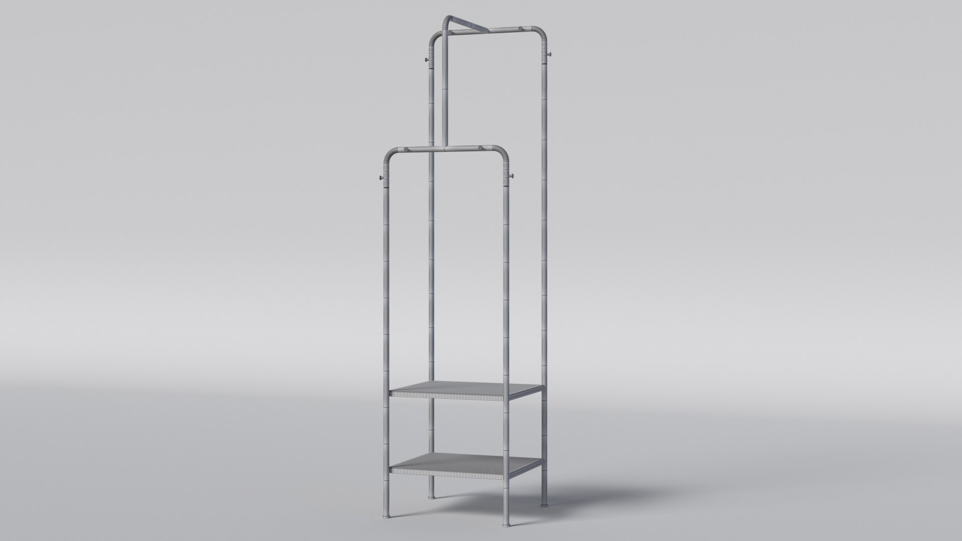 IKEA NIKKEBY Clothes Rack 3D Model - TurboSquid 2026067