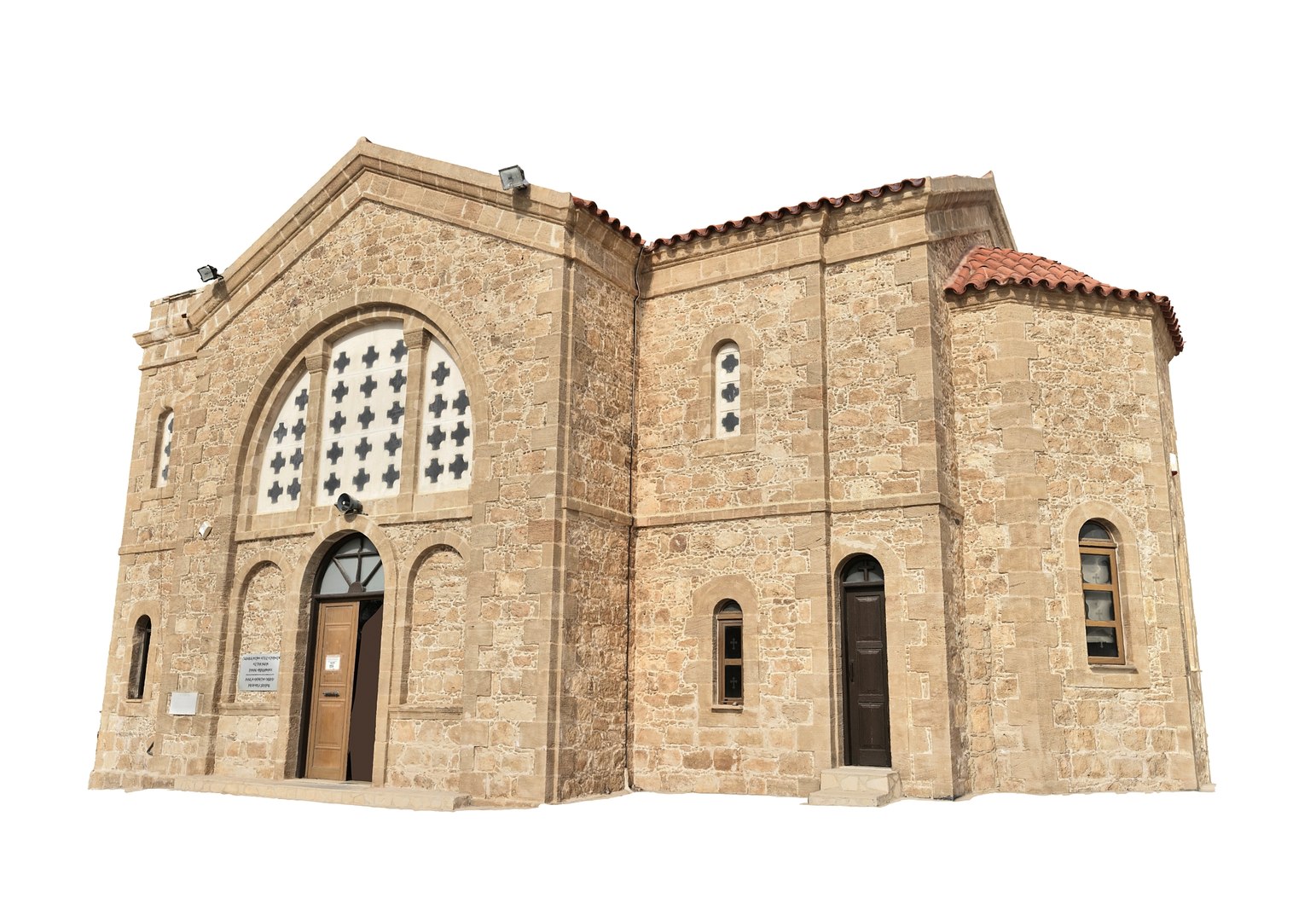 Facade Chapel Model - TurboSquid 1834488