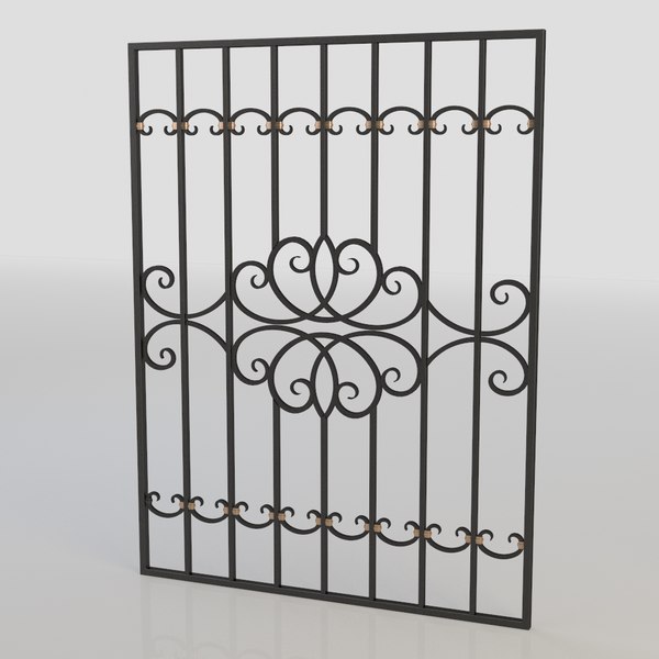 3d windows bars model