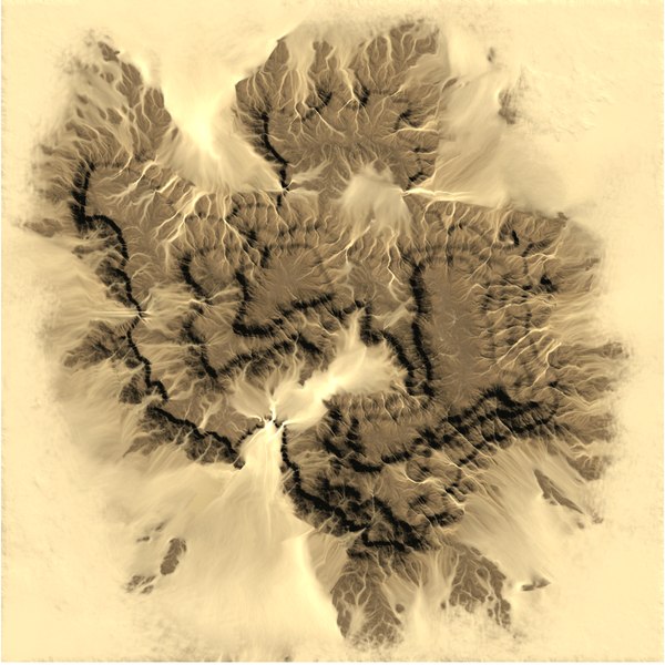 3d maps mountain
