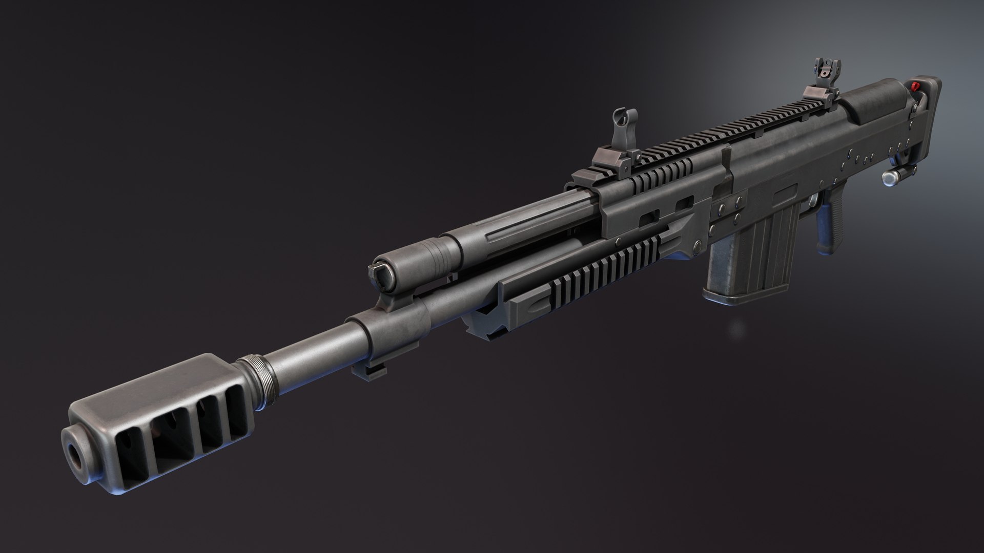 3D AK-50 Anti-materiel Rifle - TurboSquid 2053584