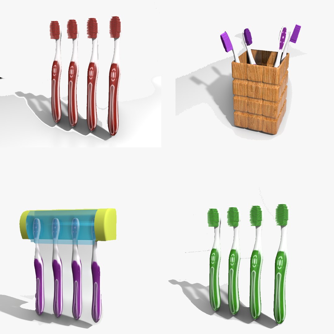 3D ToothBrush Collection - TurboSquid 2093998