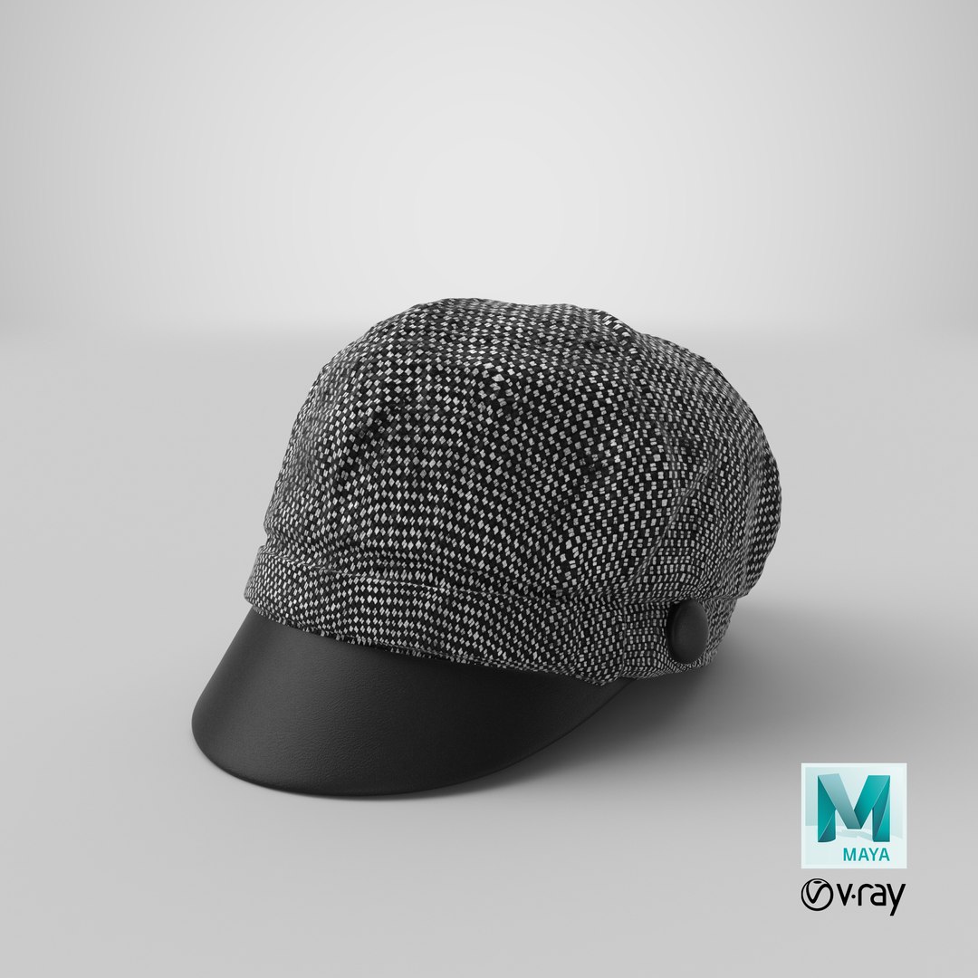 Woman Cap 01 3D Model - TurboSquid 2060328