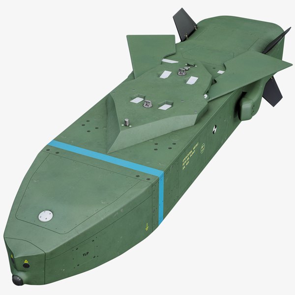 modelo 3d Taurus KEPD 350 Misil Verde PBR - TurboSquid 2266061