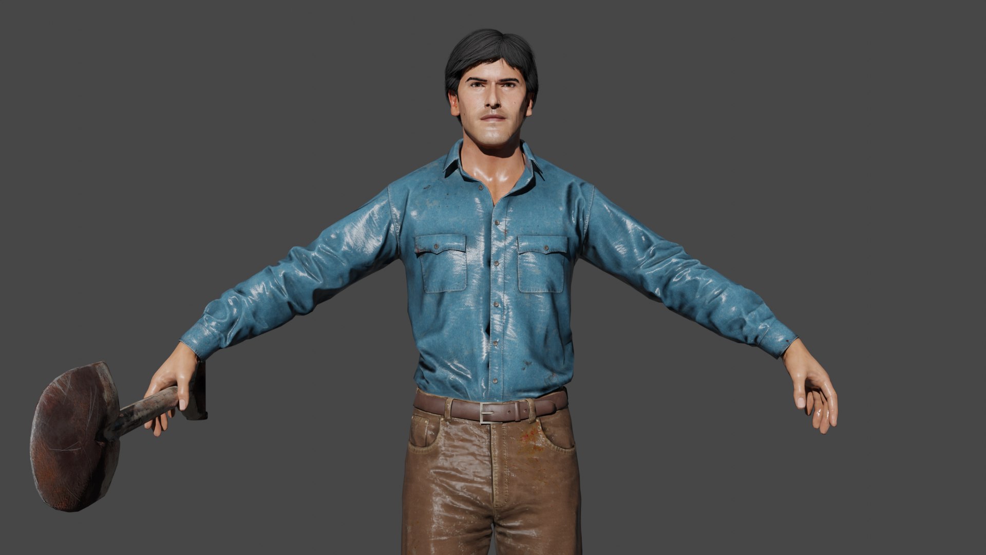 Ash Williams 3D Model - TurboSquid 2182287