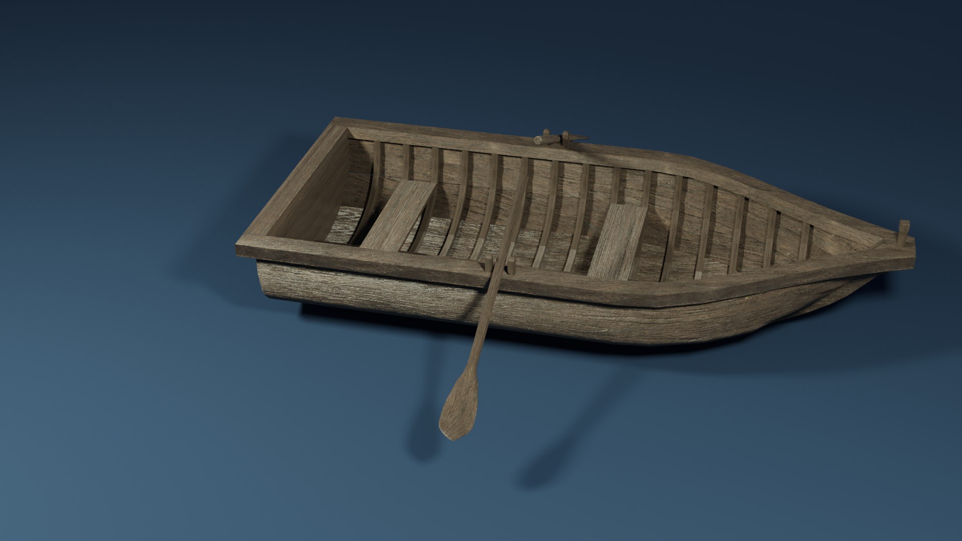 Rowboat model - TurboSquid 1829611