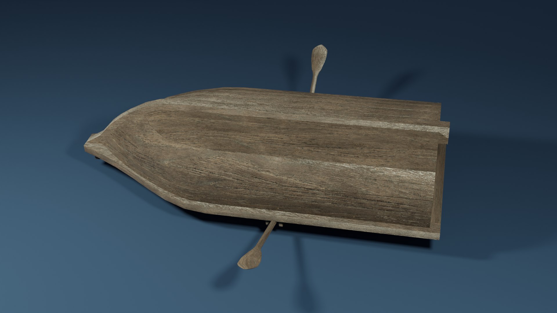 Rowboat model - TurboSquid 1829611