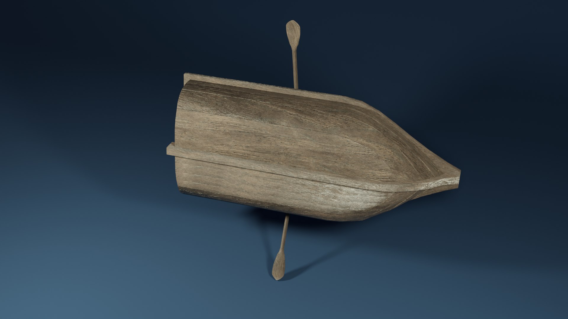Rowboat model - TurboSquid 1829611