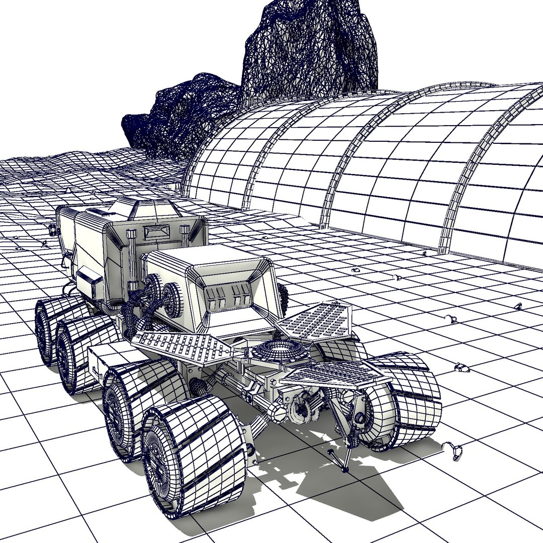 Mars rover colonization model - TurboSquid 1313536