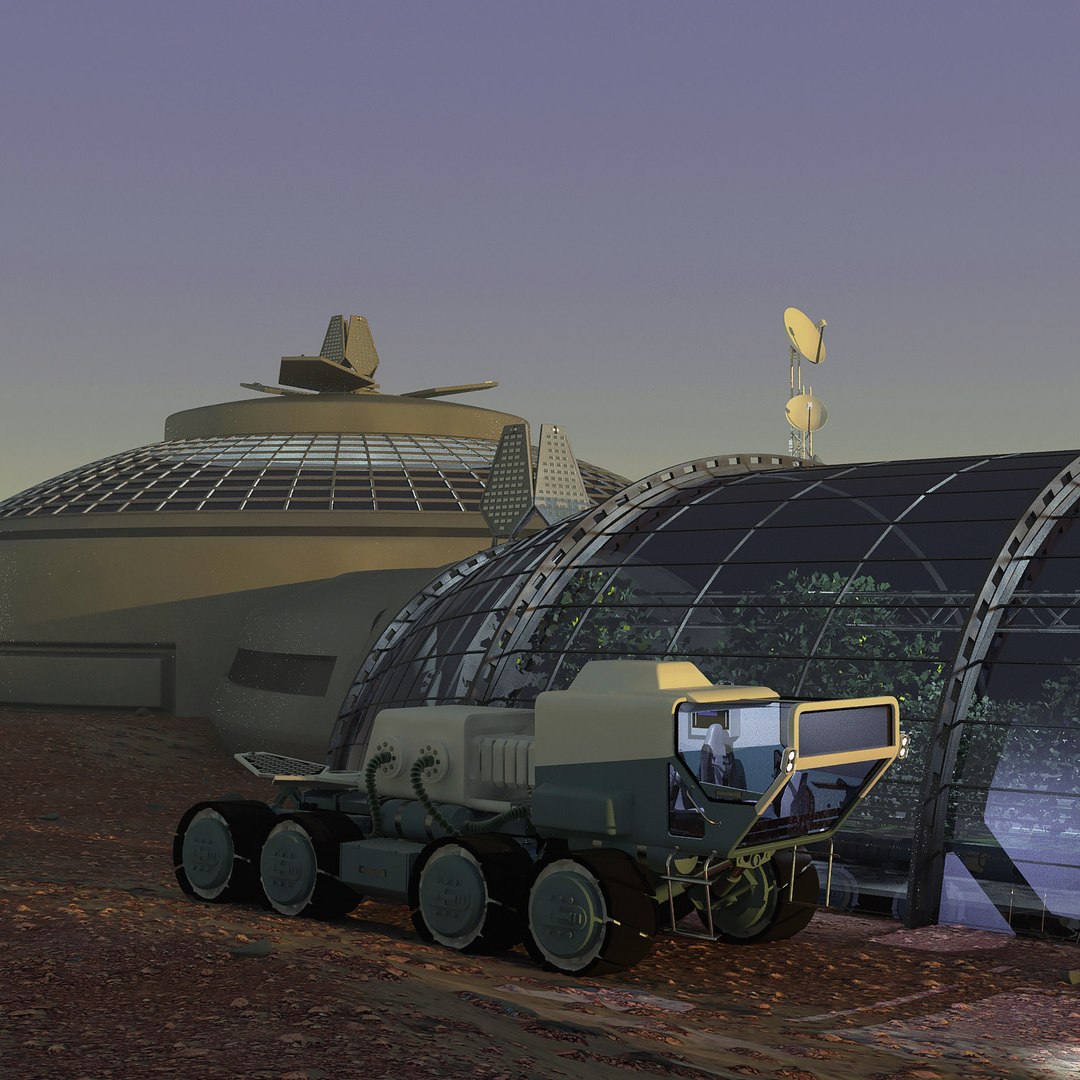 Mars rover colonization model - TurboSquid 1313536