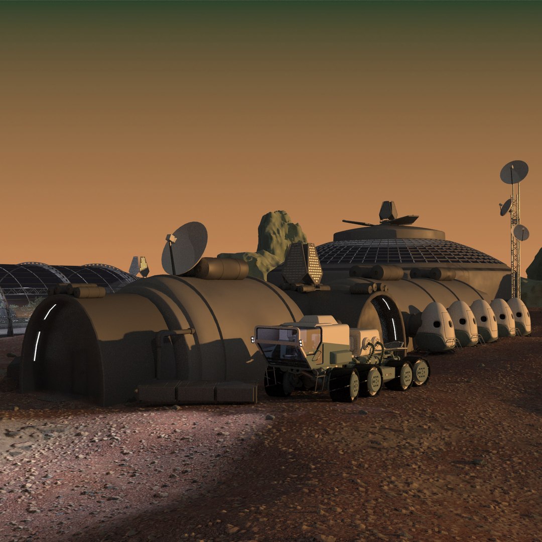 Mars rover colonization model - TurboSquid 1313536