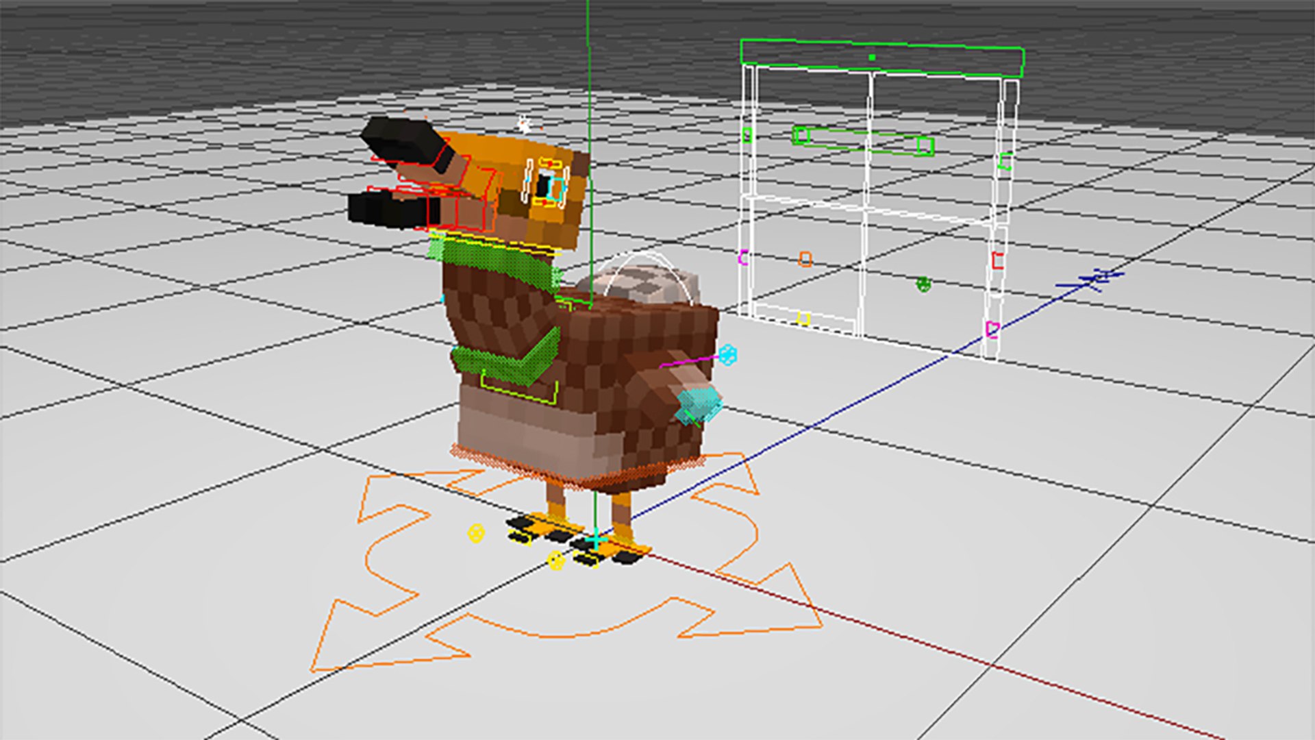 Minecraft Dodo Rig 3d Model