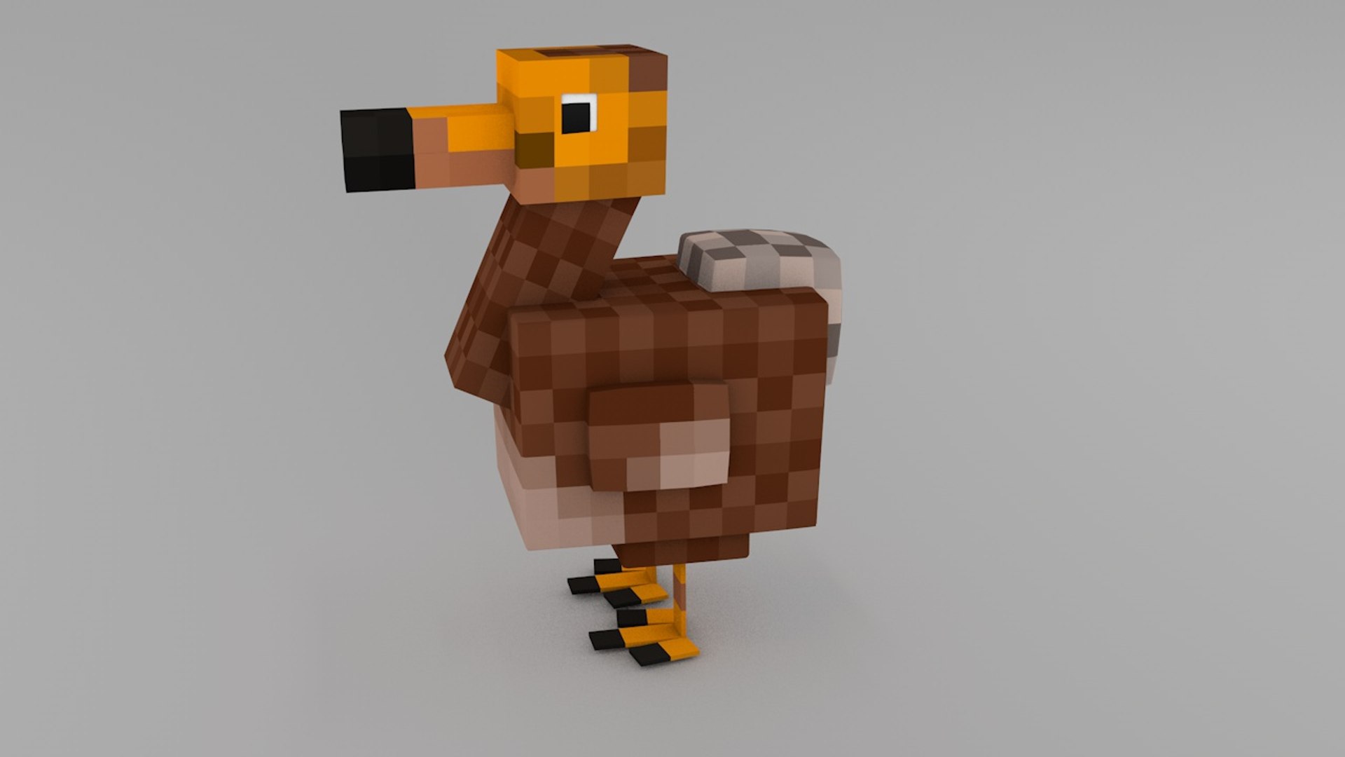 Minecraft Dodo Rig 3d Model