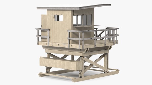 Lifeguard House model - TurboSquid 1723617