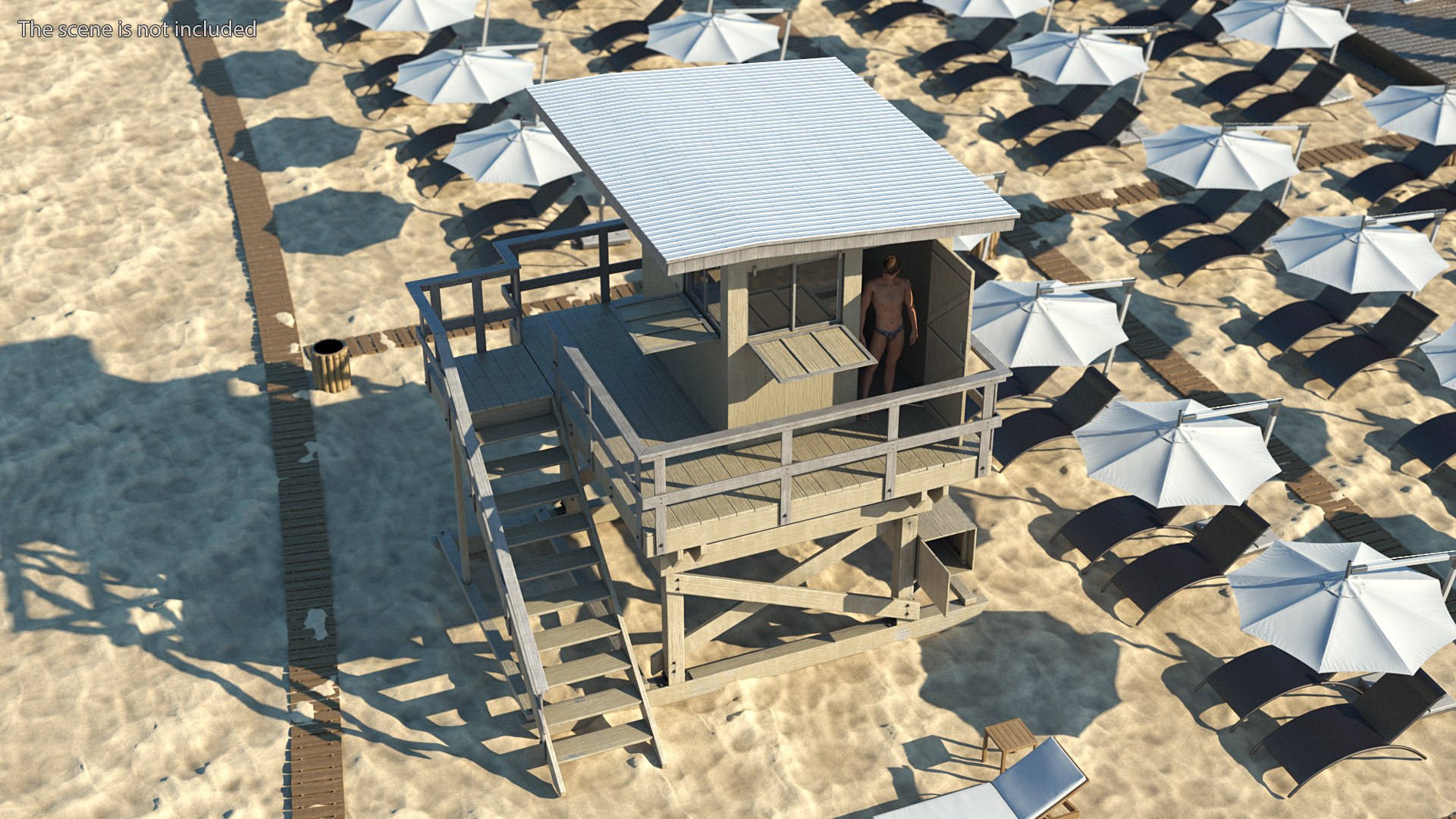 Lifeguard House Model - TurboSquid 1723617
