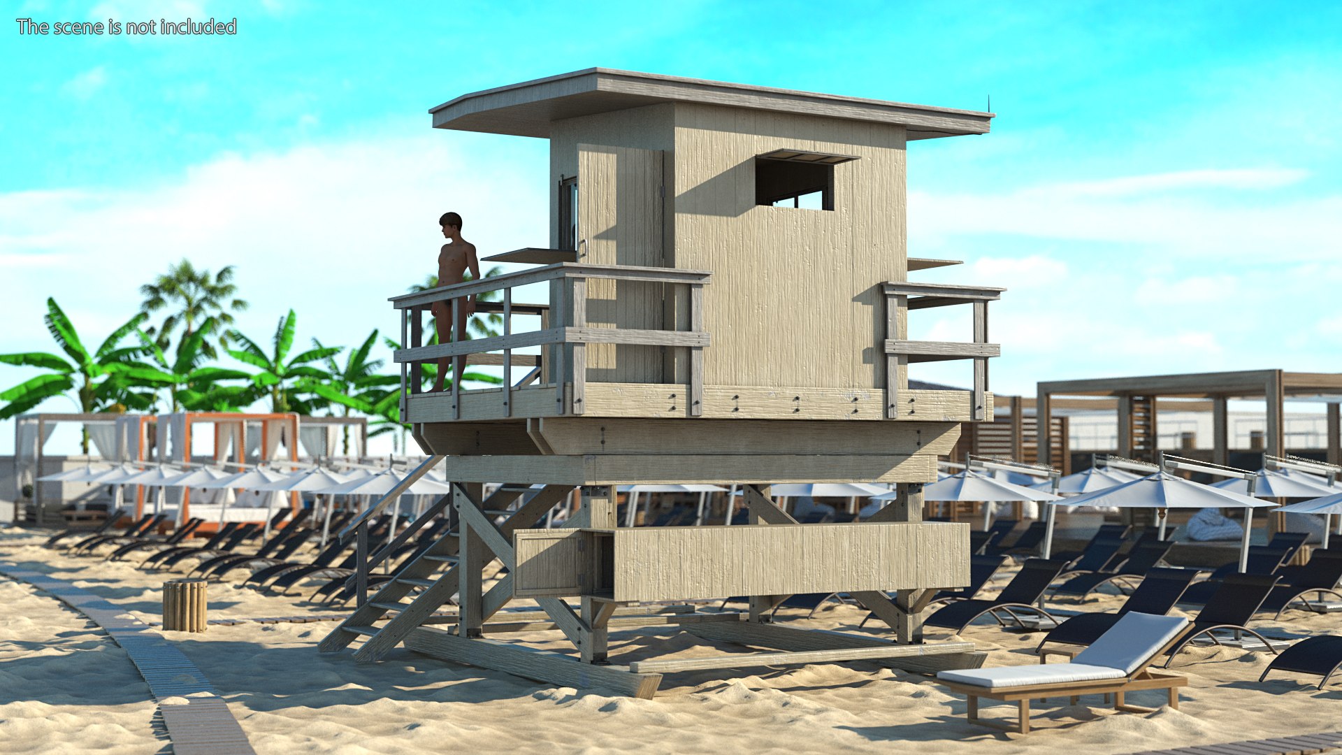Lifeguard House Model - TurboSquid 1723617